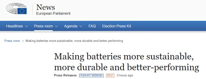 the new European Batteries Regulation 2023 | Carbon Footprint